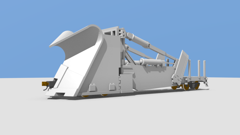 Workshop – MoW – Jordan Spreader / Russell Snow Plow – BC Northern Rail