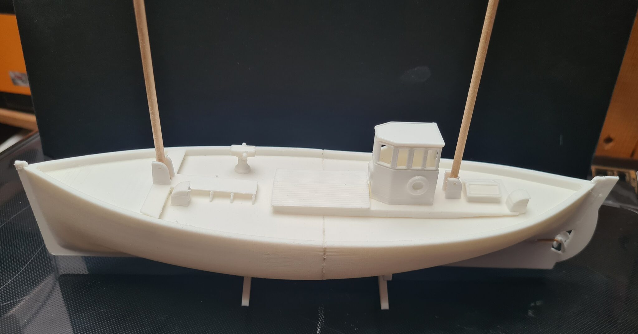 Workshop – HO scale fishing vessel – BC Northern Rail